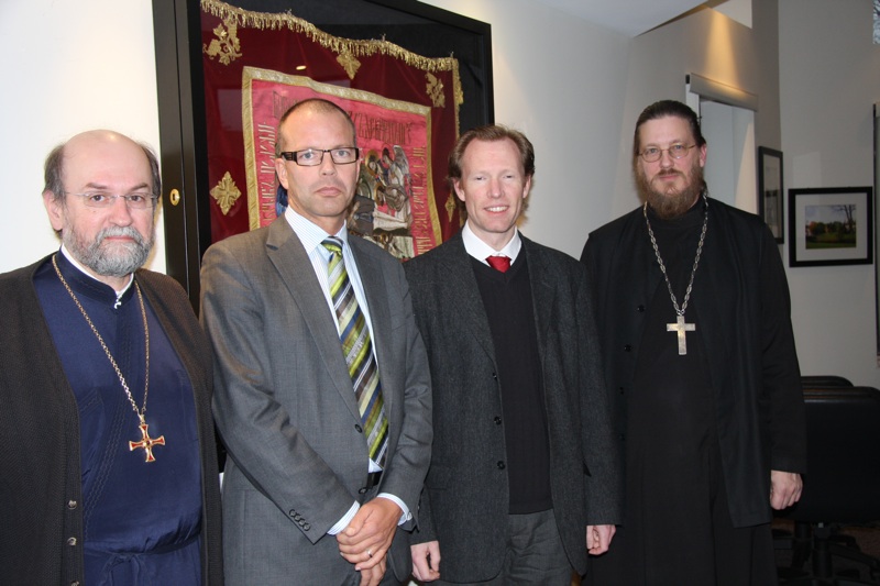 Byzantine, Texas: Swedish Orthodox seminary representatives visit St ...