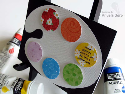 Angela Sgro Designs: Painter's Palette Card