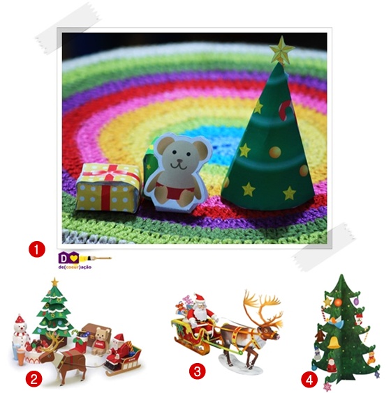 PAPERTOY DE NATAL - dcoracao.com - blog de decoração e tutorial diy
