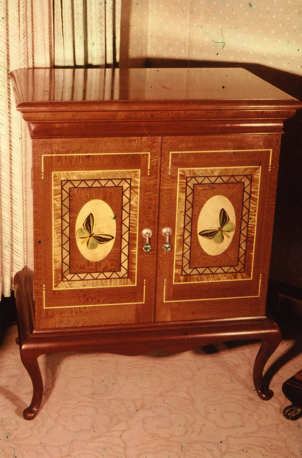 Butterfly collection: Butterfly cabinet (one of three this size)