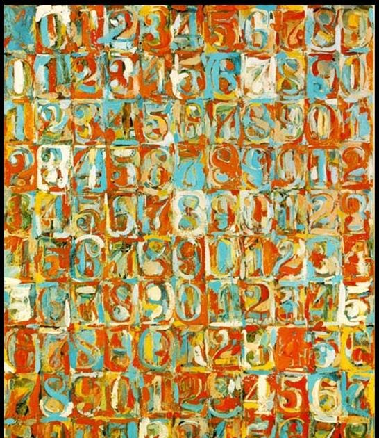 Jasper Johns Colored Alphabet 1959