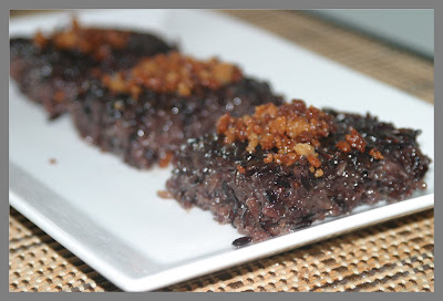 Asian Cooking and More...: BIKO ( Black Rice Pudding )