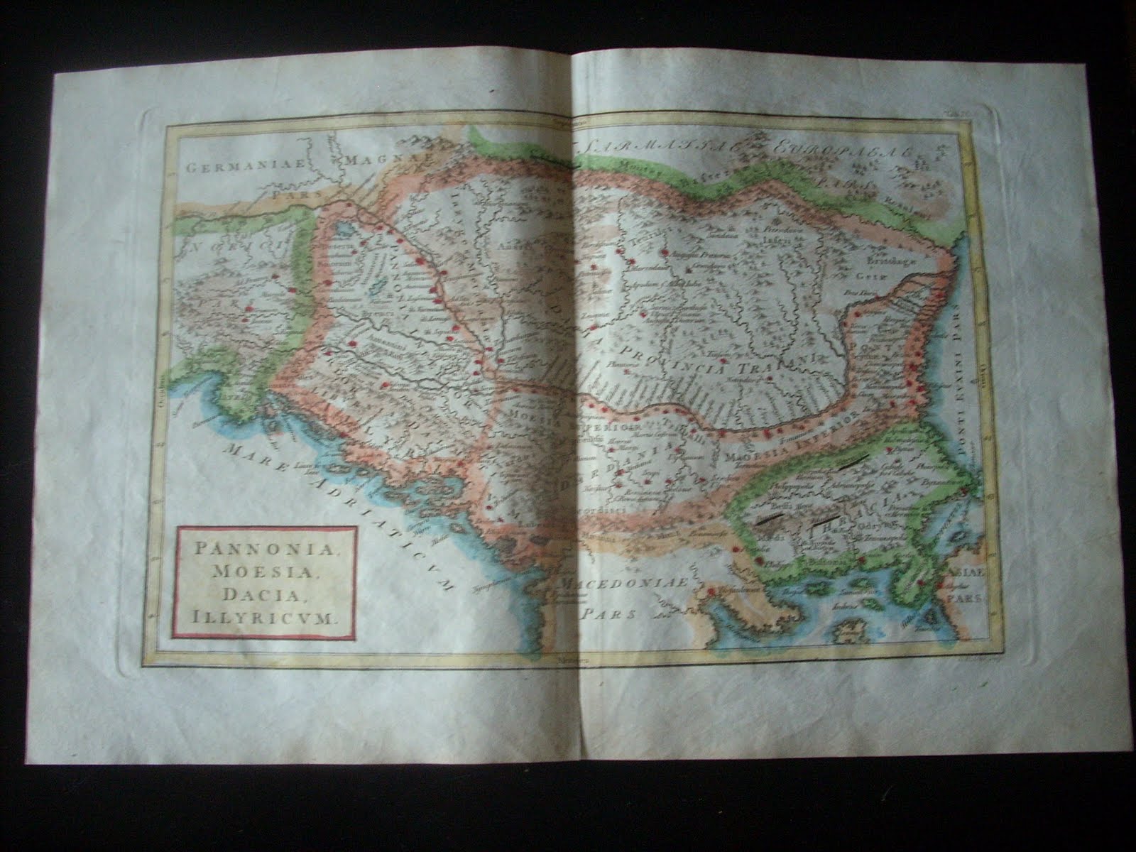 ArtDistrict Project: Harta Gravata Veche- Romania, Dalmatia... 1774
