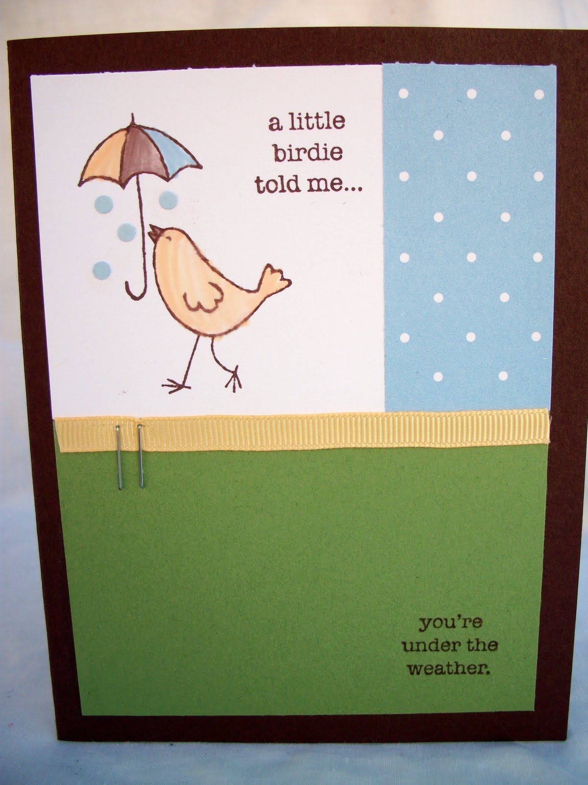 Cards {and} Cardigans: A Little Birdie Told Me...