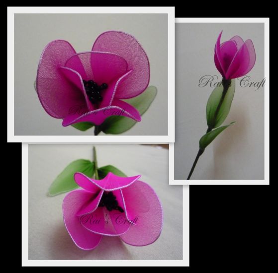 Rai's Craft: Bunga Pahar Tulip