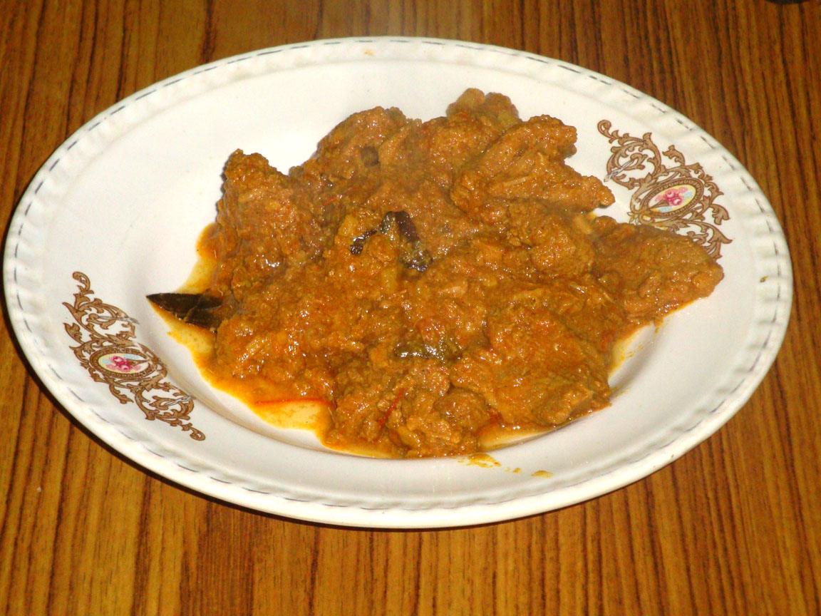 COOKING AND RECIPES: MUTTON PASANDA CURRY AND TRAIN TO SANTINIKETAN