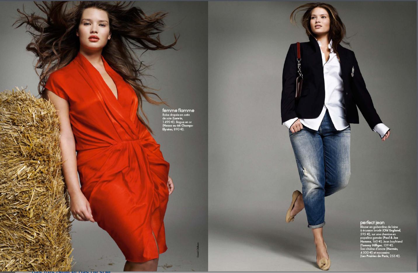 Elle France showcases plus size models...style perfection! - Emily Jane ...