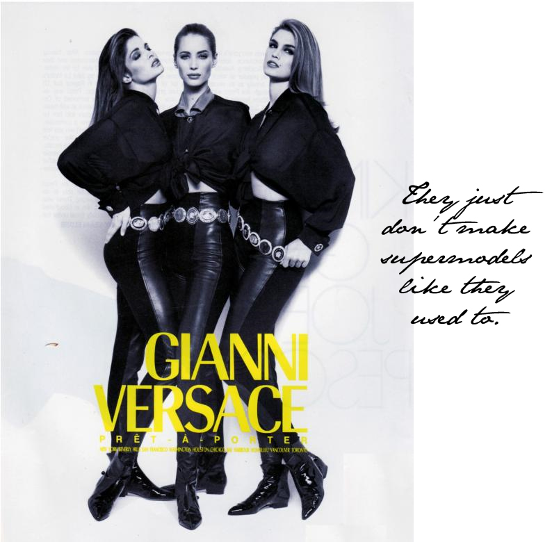 Fashion Flashback: Stephanie Seymour, Christy Turlington & Cindy ...