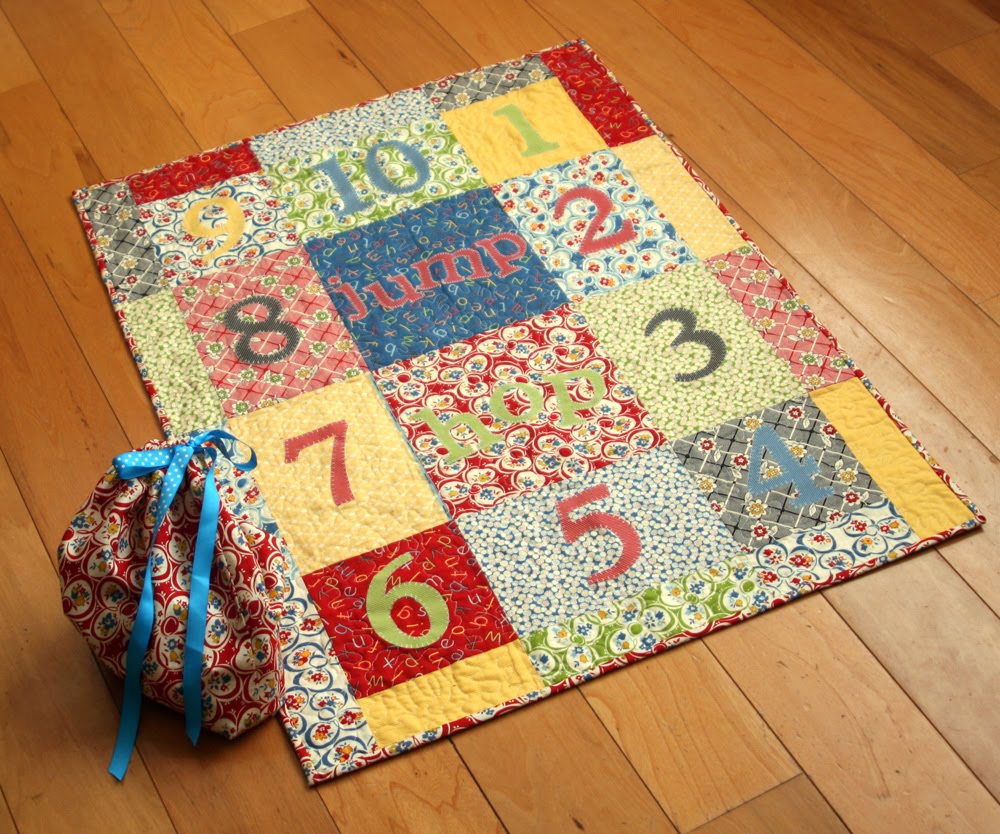 Everyday Celebrations: Tutorial: jump. hop. count. {a number playmat}