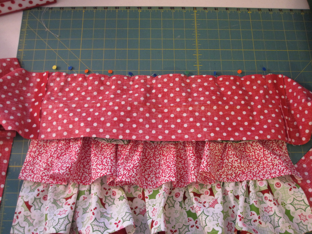 Everyday Celebrations: tutorial: Ruffled Half/Lap Apron