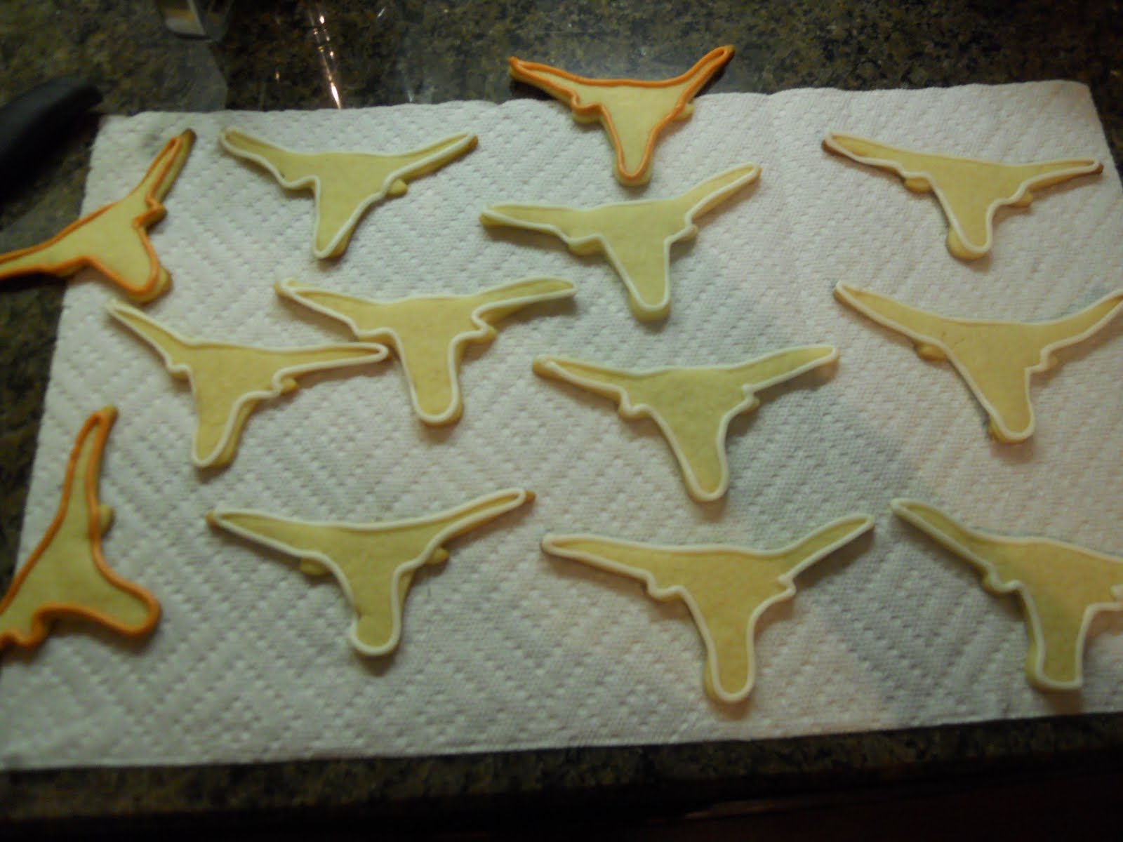 No Raisins On My Parade: Longhorn Sugar Cookie Cutouts