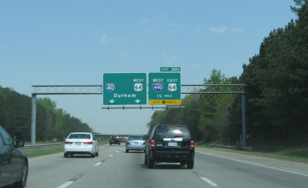 I-40 and I-440 Signage Changes Around Raleigh