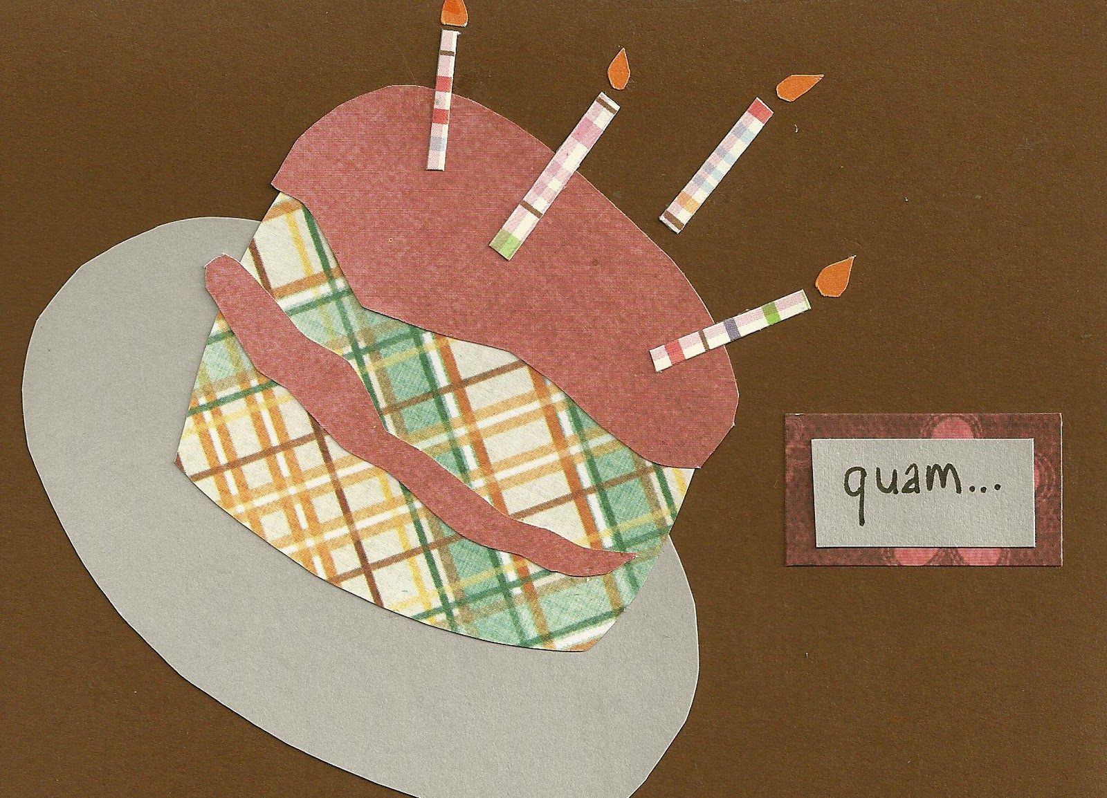 Debbie Dots Greeting Card Blog: Paper Birthday Cake