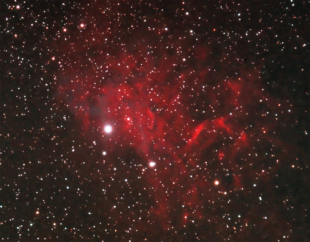 Astro300 - Astronomie & Astrophoto : IC405 Nébuleuse de l'Etoile Flamboyante