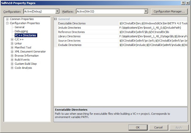 Travis Gockel: Visual Studio 2010: Property Sheets and C++ Directories