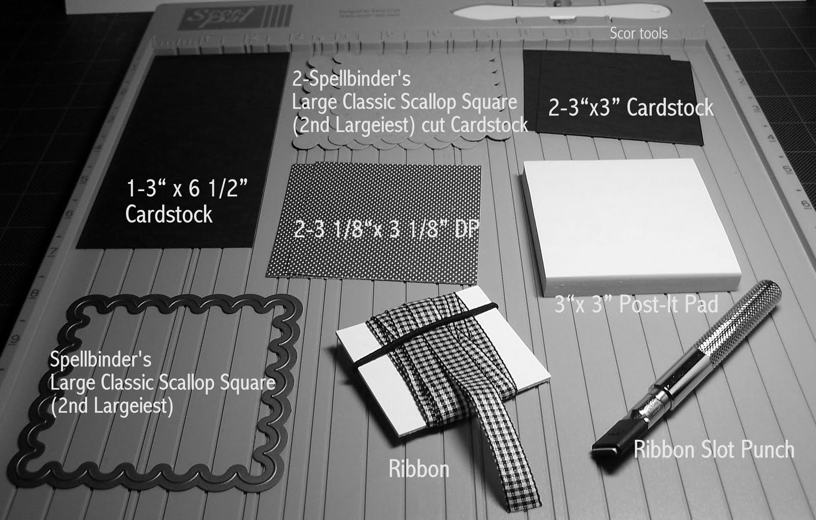 The Pink Elephant: 3" x 3" Post-It Pad Tutorial