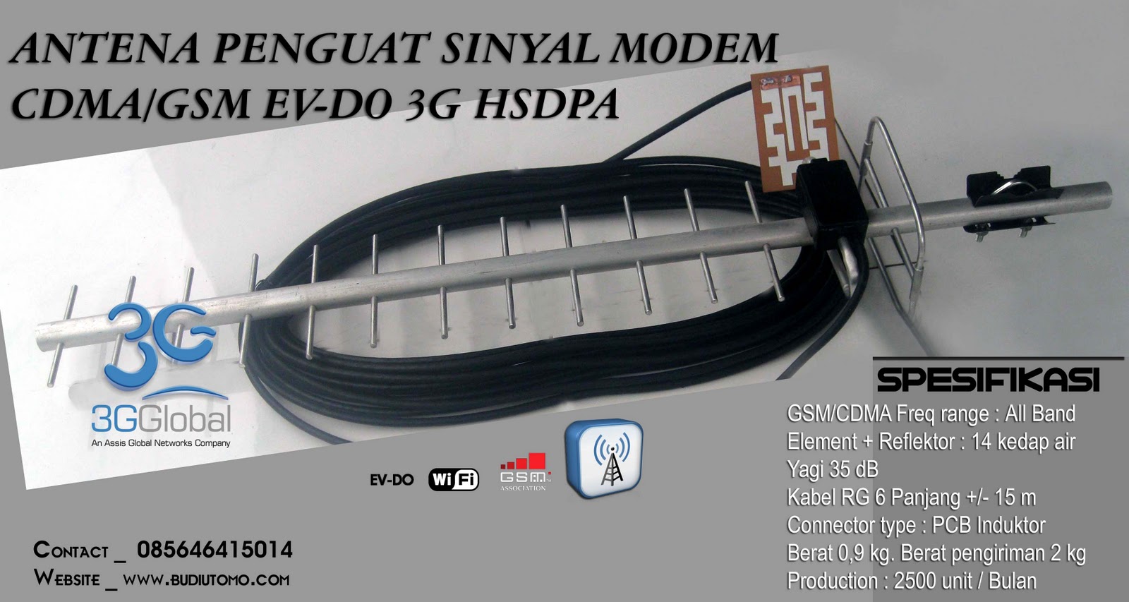 Antena Penguat Sinyal Modem | Budi Utomo Peternak Jangkrik Tulungagung ...