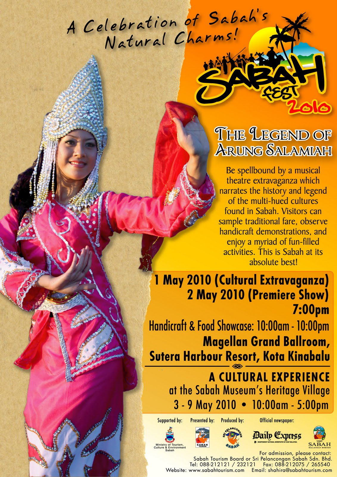 Sabah Malaysian Borneo: Sabah Fest 2010 - The Legend of Arung Salamiah