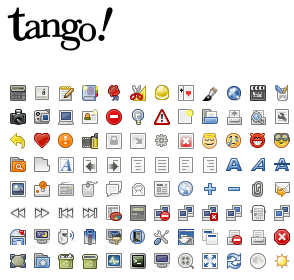 Set de iconos Tango (Tango Icon Library) | Recursos 2D