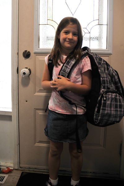 first day of school: grade 1 - mapsgirl.ca