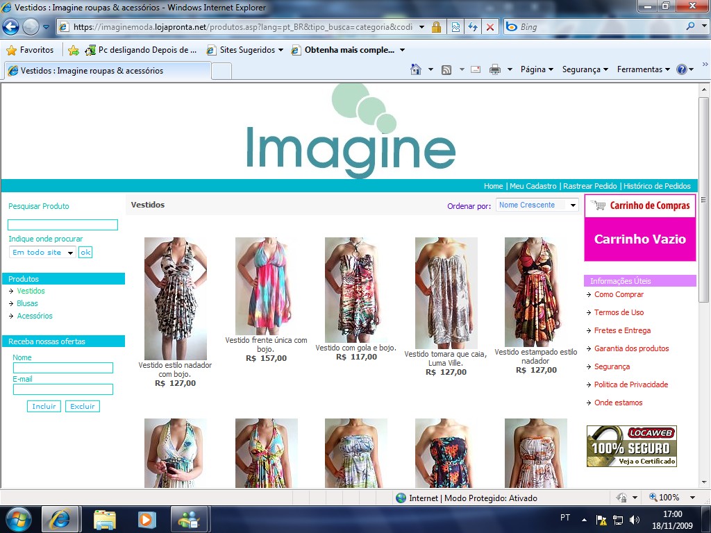 Imagine roupas & acessórios: Loja Imagine roupas na internet
