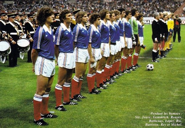 FOOTBALL RETRO: Equipe de France 1979 Suède-france 1-3