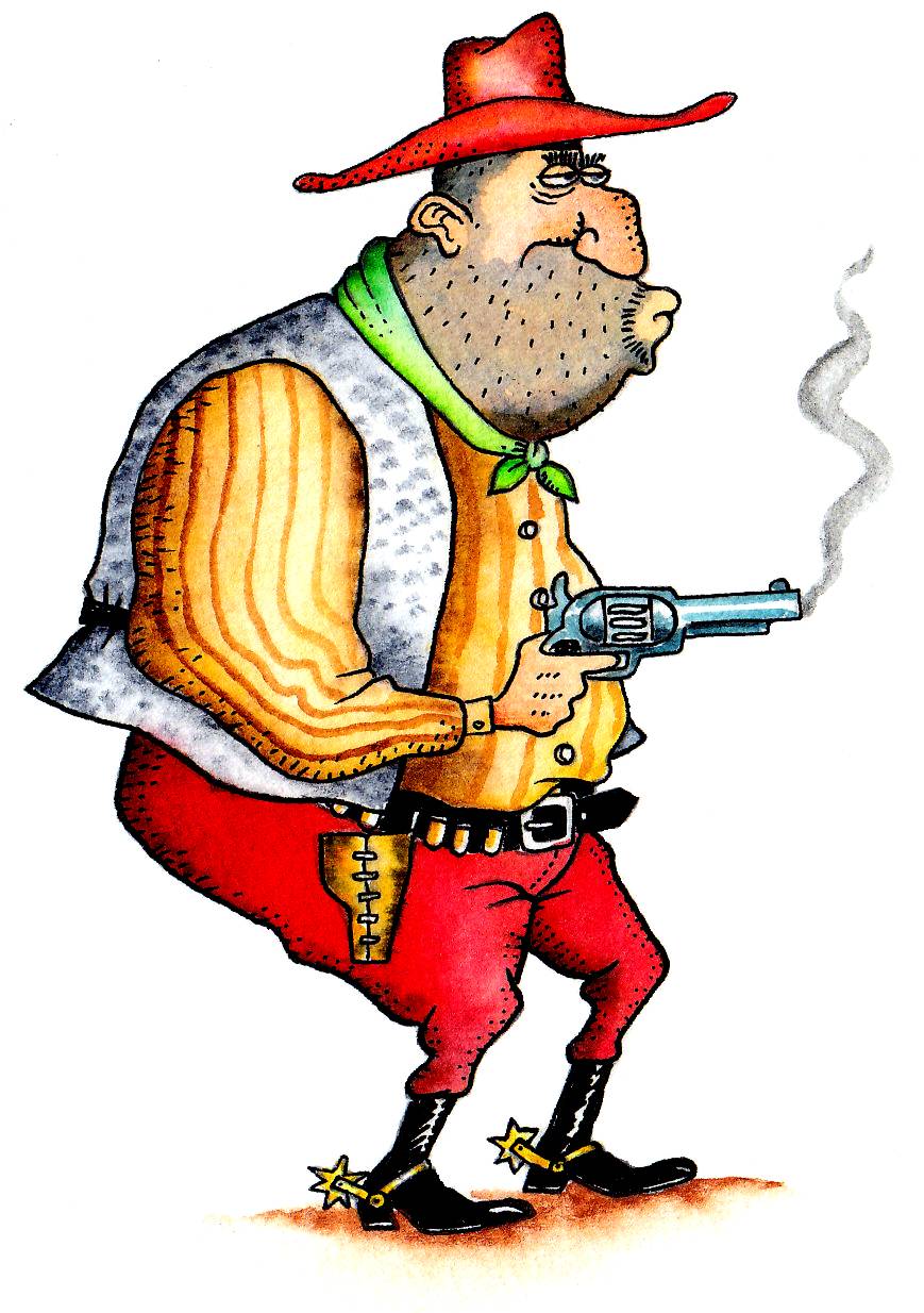 Beni La vida dibujada: Pistolero