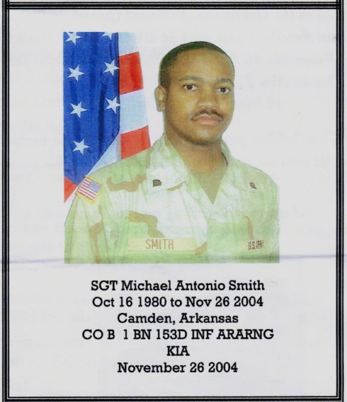 Boom3: Michael A. Smith, Army, Sergeant -- Rest In Peace