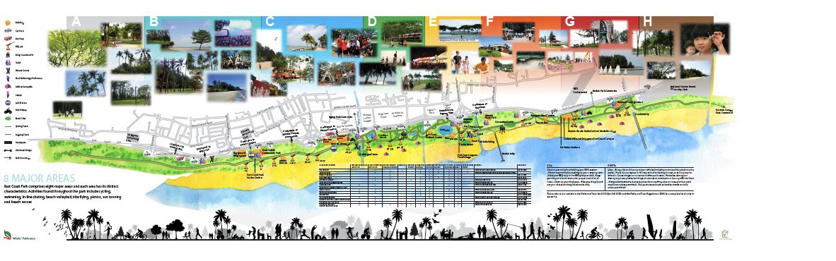 Map East Coast Park Singapore