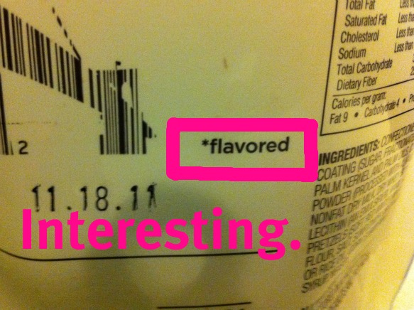 Cynical Nymph: Food Labeling: An Anecdote