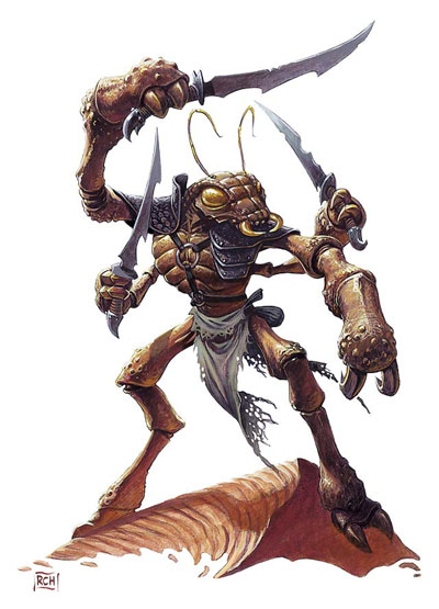 Dungeons and Dragons Oradon Group: Thri-kreen