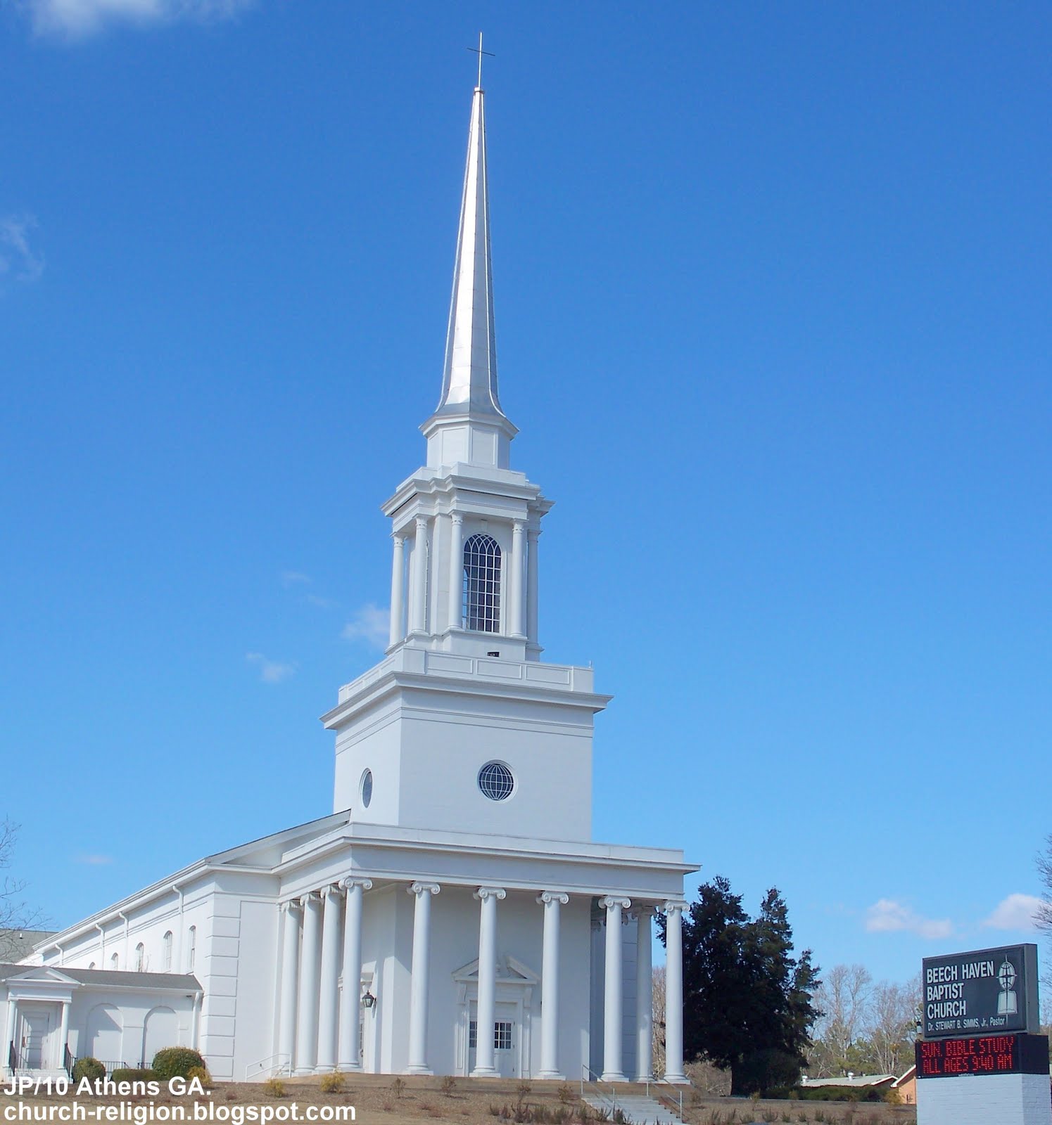 Churchs Religion GA.FL.AL.CHURCH First Baptist Catholic Methodist ...