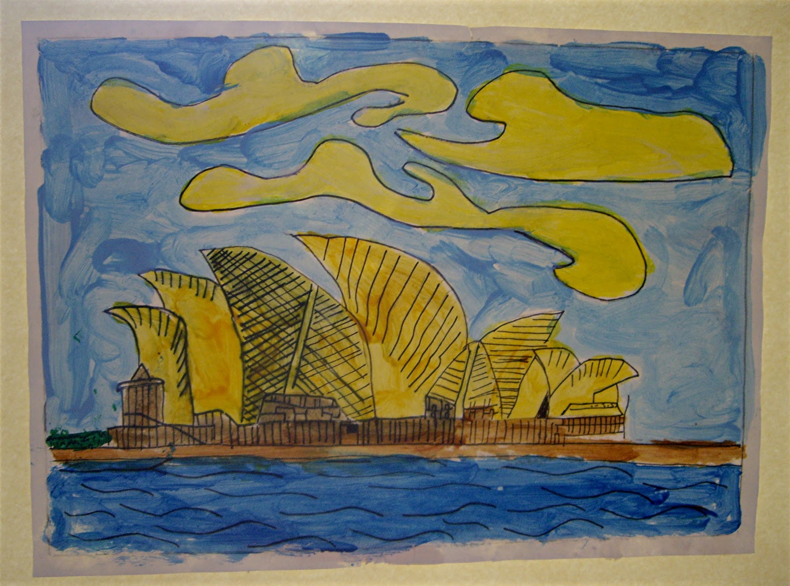 Use Your Coloured Pencils: Famous Landmarks Paintings