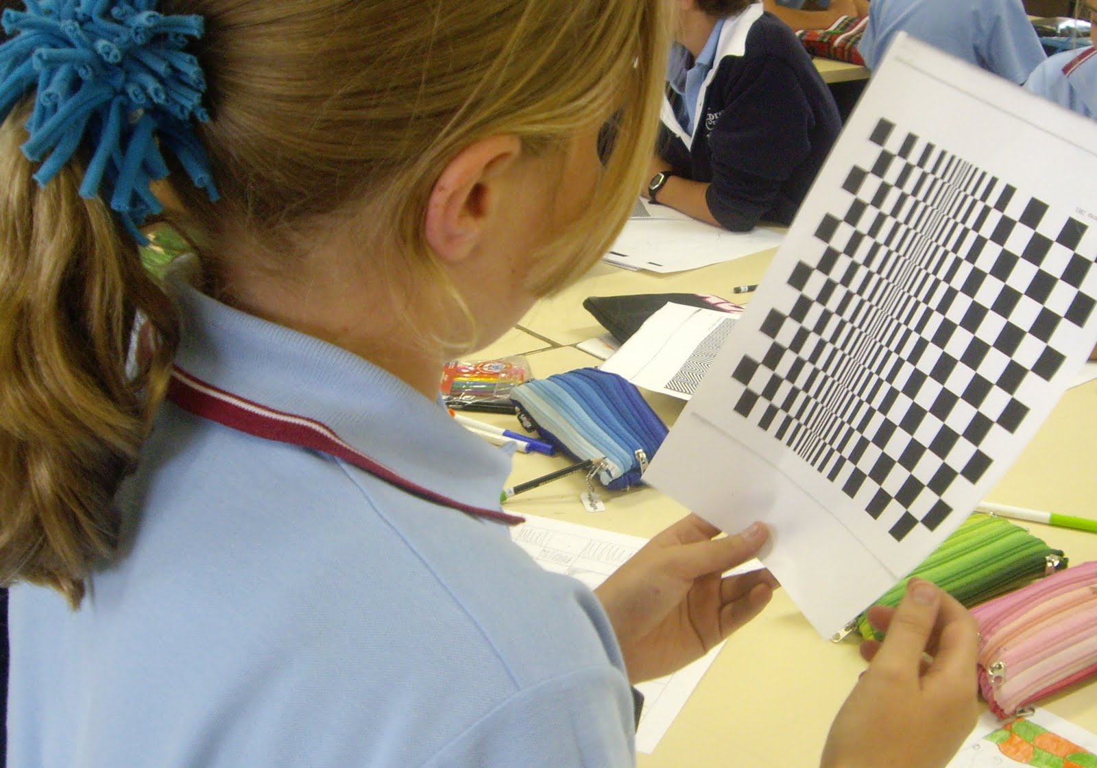 Use Your Coloured Pencils: Op Art Drawings