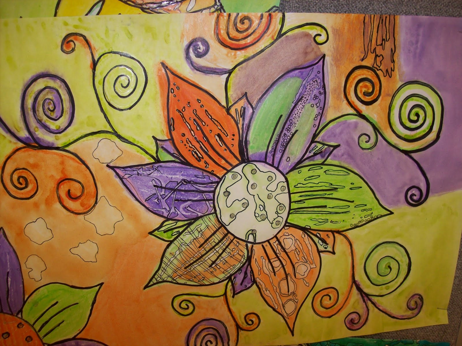 Art at Becker Middle School: More projects...