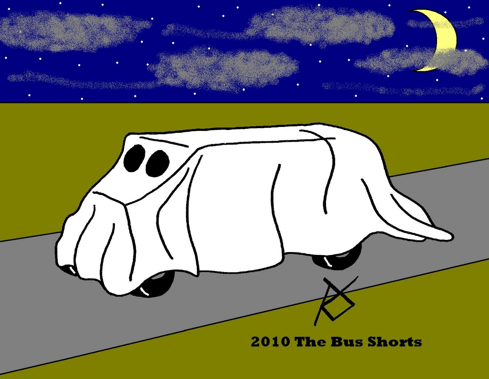 Creepypasta Ghost Bus