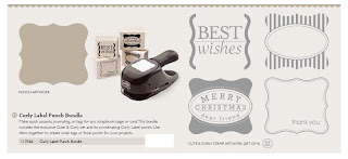 Craftybird's Blog: Stampin Up Curly Label punch bundle