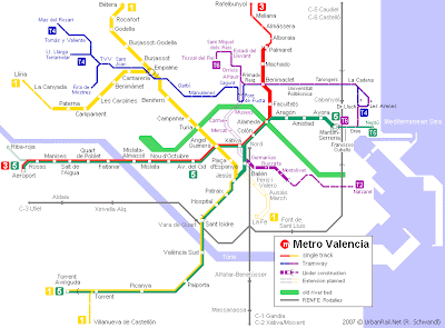 TRAVEL INTO WORLD: Valencia Map
