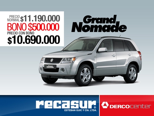noticias recasur: VOLVIO!! BONOS SUZUKI EN RECASUR DERCOCENTER