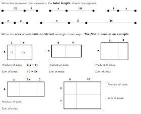 Distributive Property Area Model Worksheet - Chart Sheet Gallery