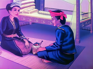 TunaSastera Hikayat Awang Kamaruddin: Ilustrasi gambar