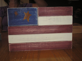 Thinkin' Crafty: Block Flag