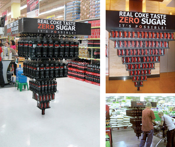 Coke Zero - Pirâmide Invertida | Fablog