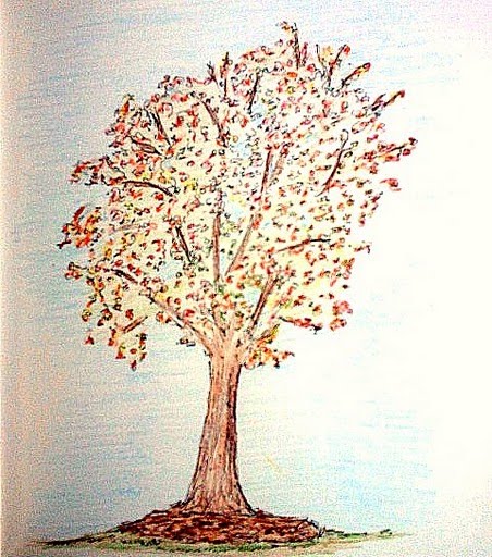 The Quotidian Journal: fall tree
