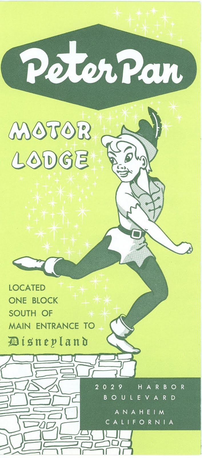The Original Disneyland Hotel: Peter Pan Motor Lodge 1957
