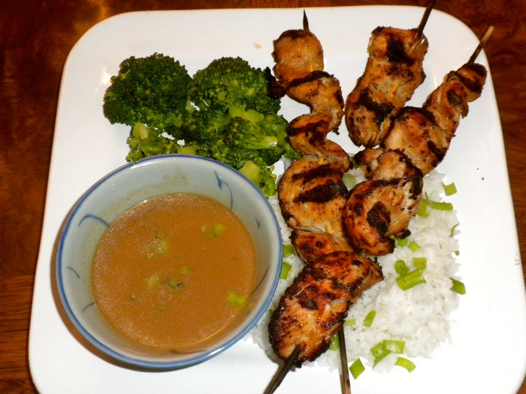 Life is Delicious: Chicken Satay served with Rice