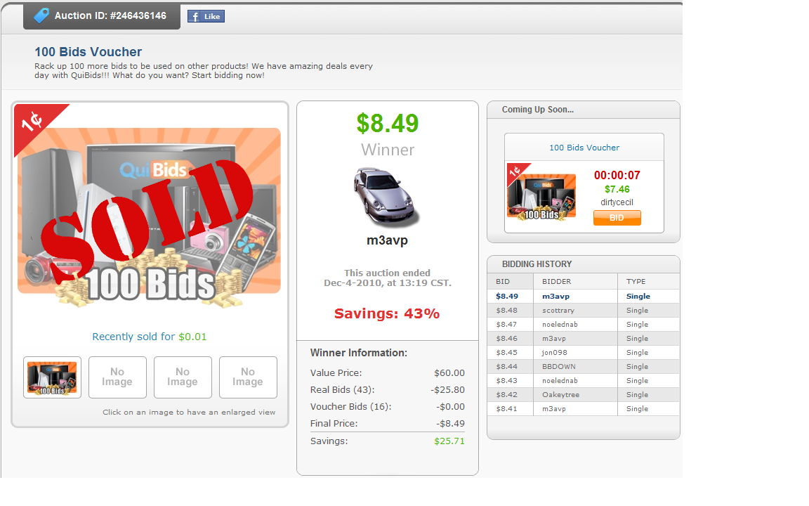 Quibids Review: Misleading Price Information ~ Quibids Strategies ...