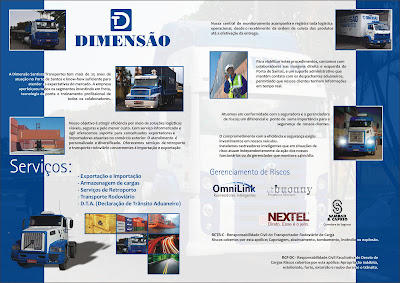 EUREKA!!! Design: Folder Transportadora Dimensão 4x4 cores