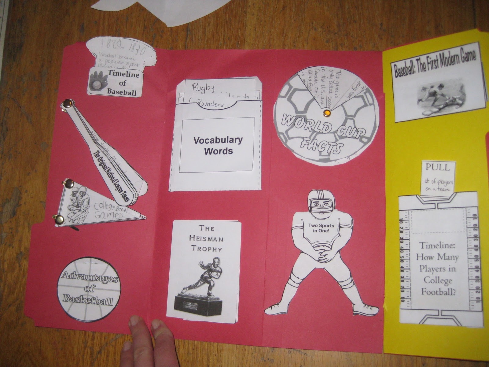 Thy Word: History of Sports lapbook