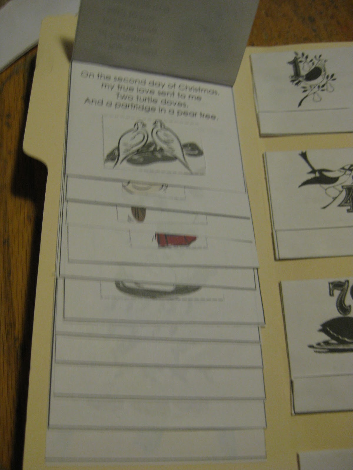 Thy Word: 12 Days of Christmas lapbook